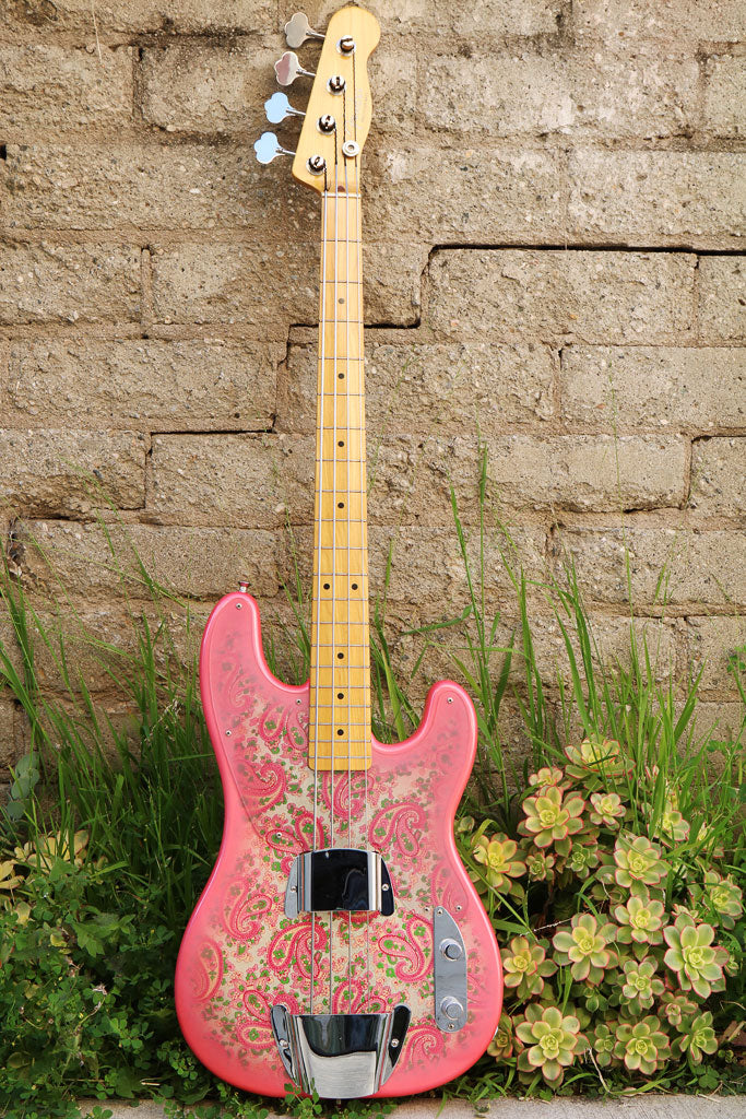 Fender ’54 Pink Paisley Precision Bass 1999 Japan Reissue P +OHSC OPB- – Still Kickin Music