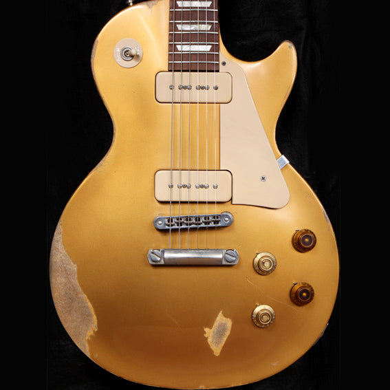 GIBSON LES PAUL RELIC 60s Tribute GoldTop Custom Road Worn p90 Guitar ...