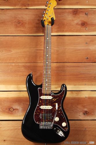 RARE! FENDER SHORT SCALE STRATOCASTER Modern Player Clean Black Strat ...
