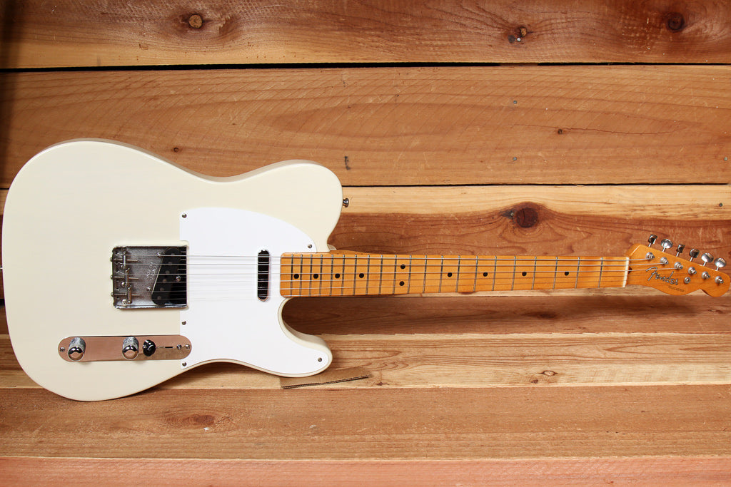 FENDER CLASSIC SERIES 50s TELECASTER White Blonde Maple Tele Mint + Ba ...