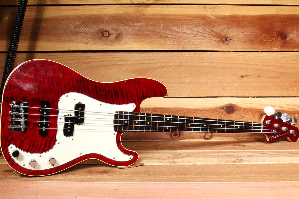 FENDER 2006 AERODYNE PRECISION BASS Flame Maple Top Red Foto FMT CIJ J ...