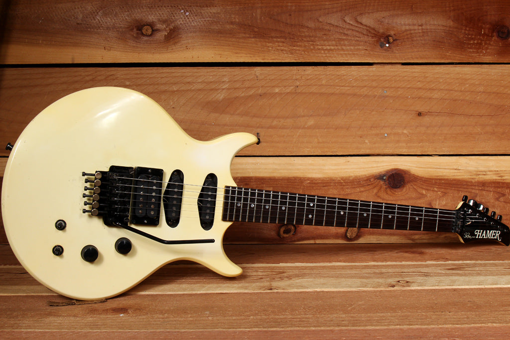 HAMER VINTAGE 1985 STEVE STEVENS + OHSC 80s Super Strat Guitar SS1 USA ...