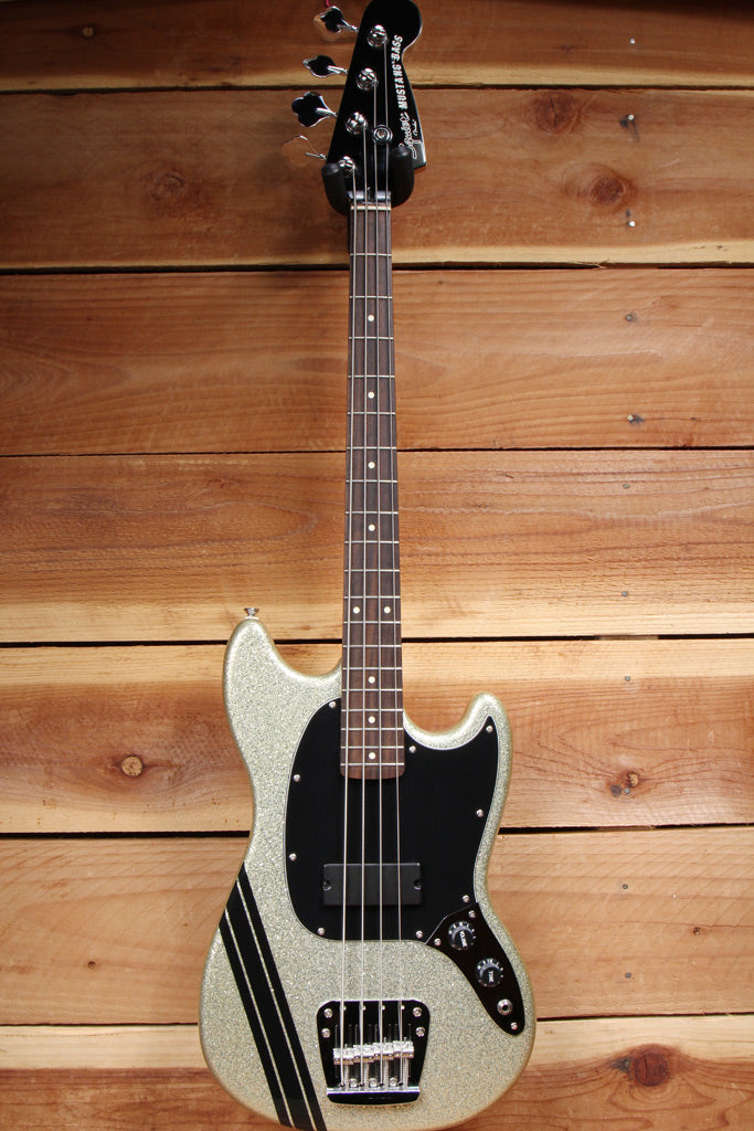 FENDER MIKEY WAY Signature Short Scale Mustang Bass Clean Sparkle GT S ...