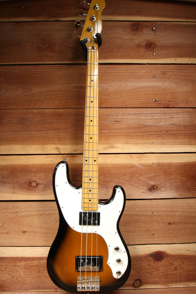 FENDER TELECASTER BASS Modern Player Sunburst 4-String Tele Clean ...