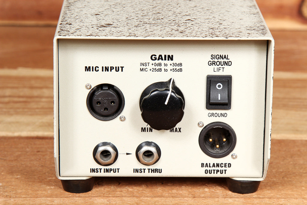 GROOVE TUBES GT THE BRICK Rare! Tube Microphone Preamp DI Clean Condit ...