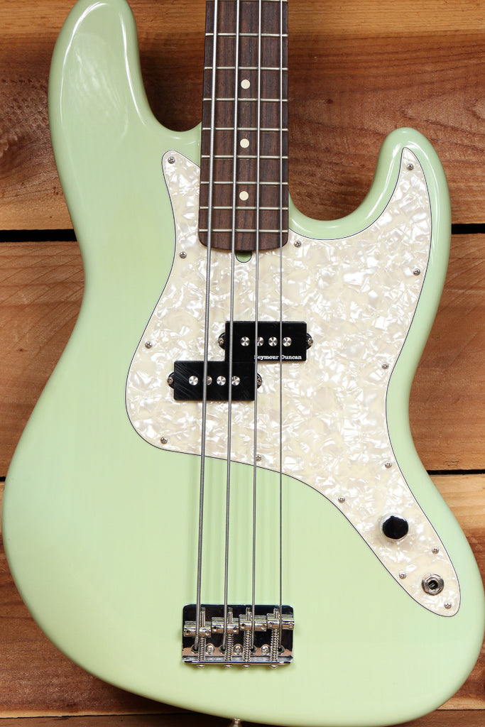FENDER MARK HOPPUS BASS 2015 re-issue Jazz Precision 8 lbs 10 oz! Seaf ...
