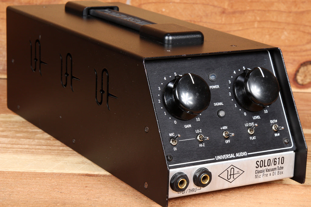 UNIVERSAL AUDIO UA SOLO 610 Tube Pre Great Condition Mono Mic Preamp D ...