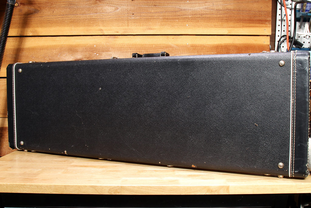Fender Vintage Precision Bass Hard Shell Case Black Tolex Good Conditi ...