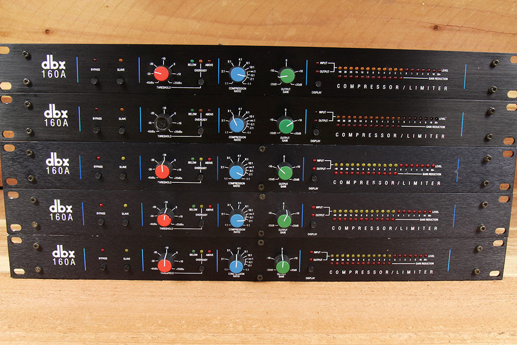 dbx 160A COMPRESSOR / LIMITER Overeasy Compression Pro Owned USA 4 Ava ...