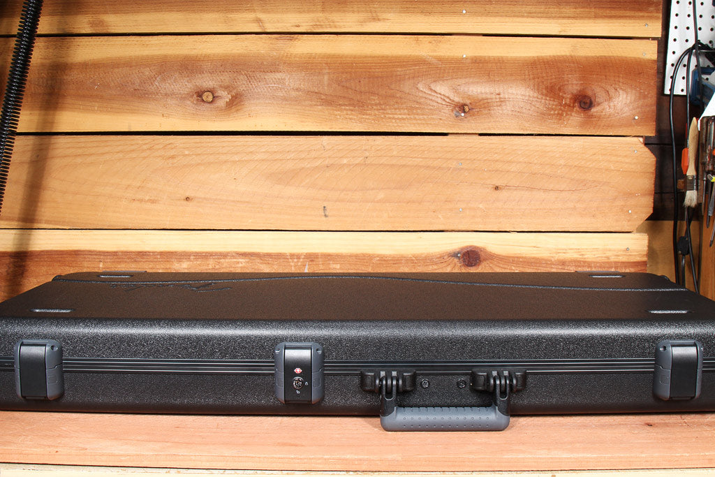 FENDER TSA ATA Black Hard Shell Guitar CASE Stratocaster & Telecaster ...