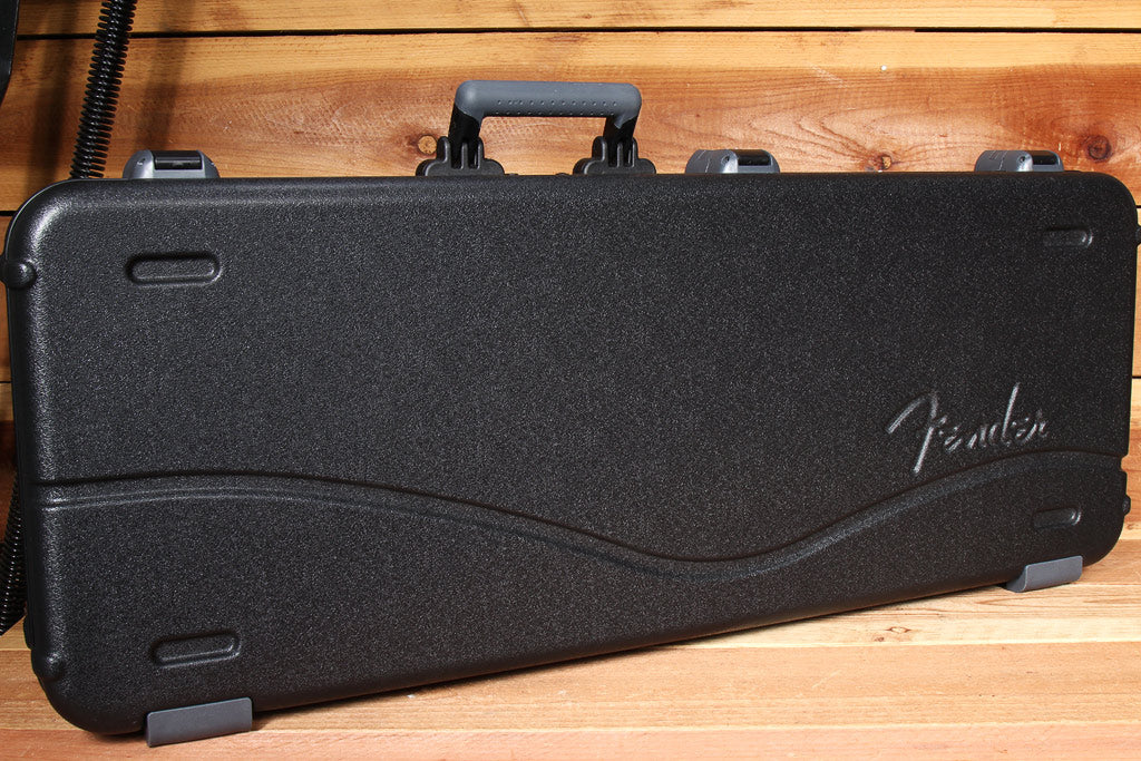 FENDER TSA ATA Black Hard Shell Guitar CASE Stratocaster & Telecaster ...