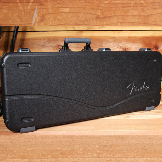 FENDER TSA ATA Black Hard Shell Guitar CASE Stratocaster & Telecaster ...