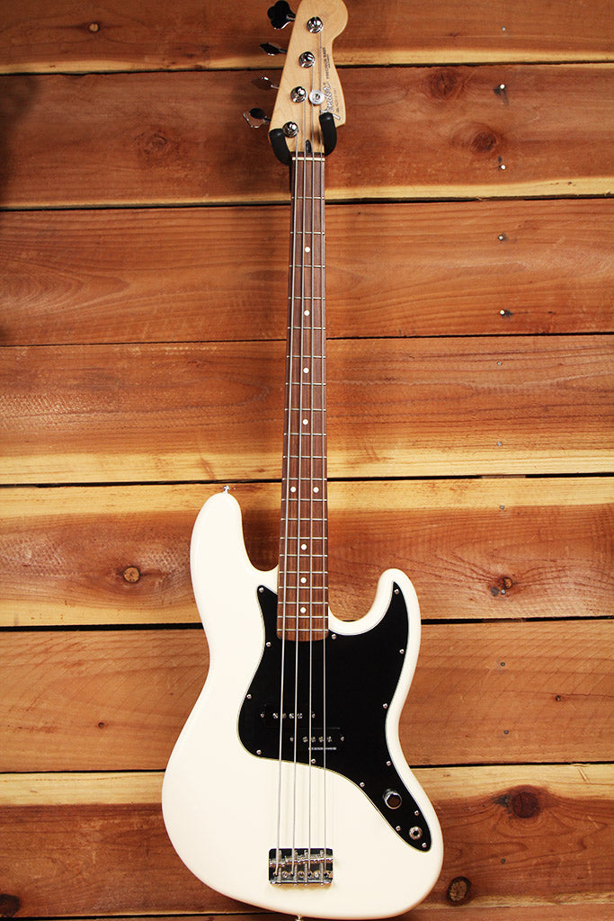 FENDER MARK HOPPUS Jazz BASS -- White P-bass – Still Kickin Music