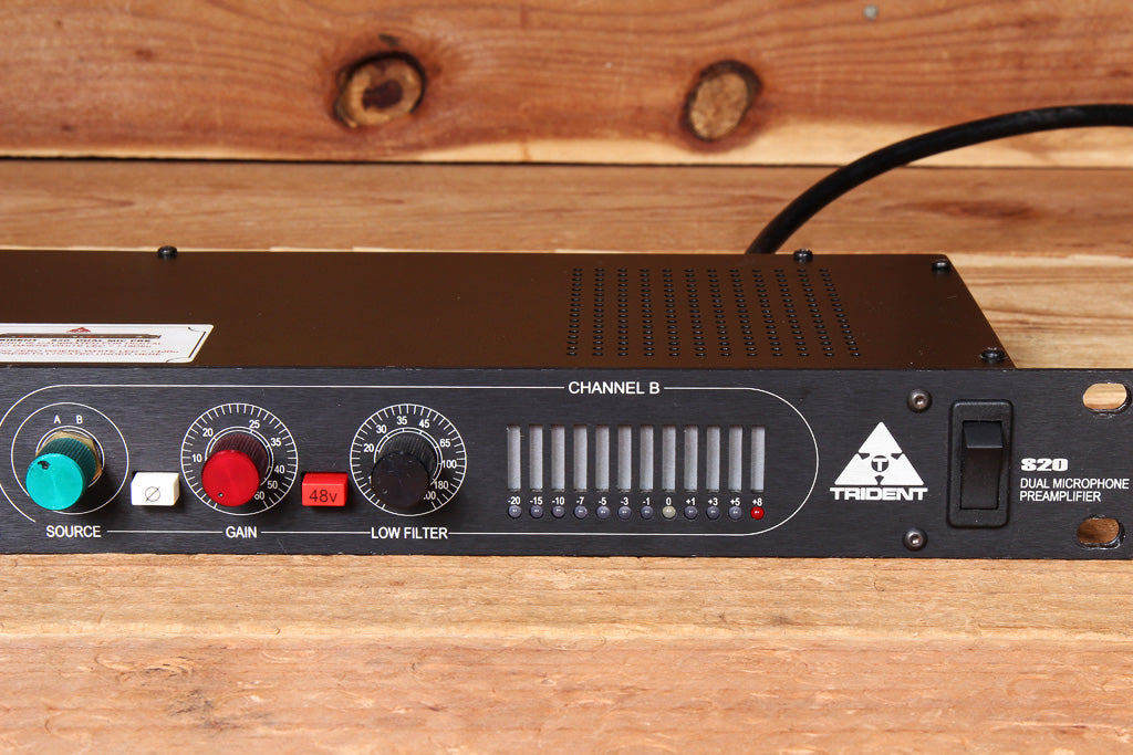 TRIDENT s20 Dual Stereo Mic Preamp s80 Console Channel Strip 00854 ...