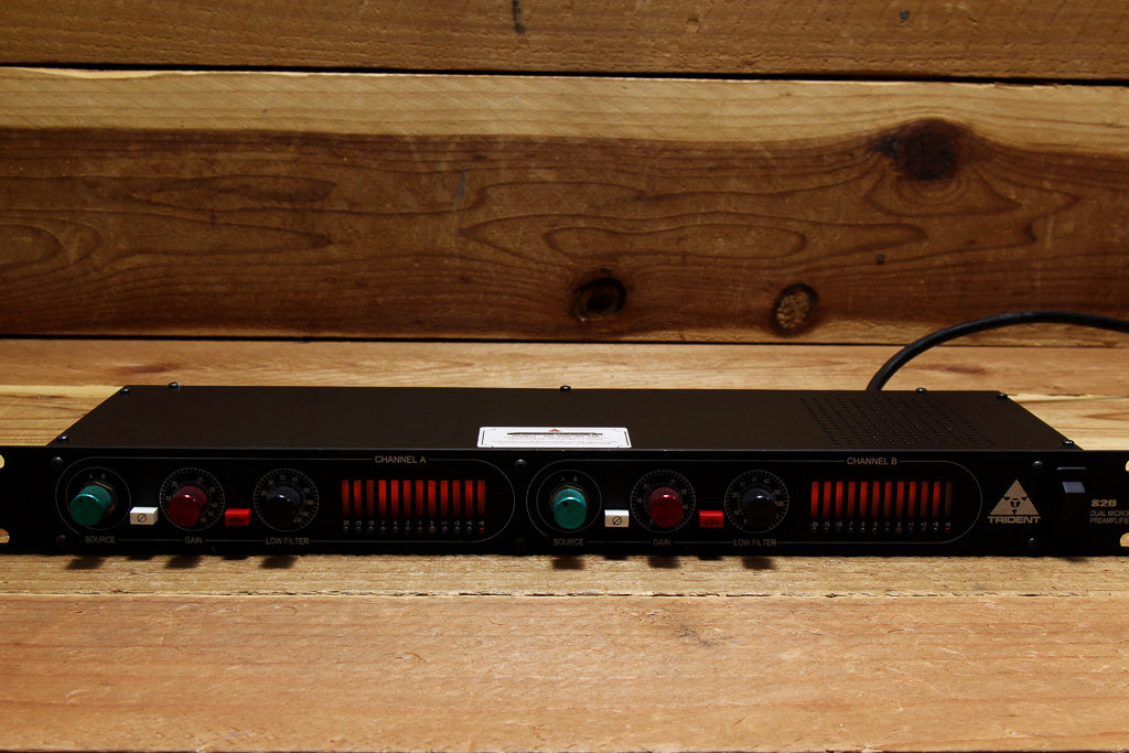 TRIDENT s20 Dual Stereo Mic Preamp s80 Console Channel Strip 00854 ...
