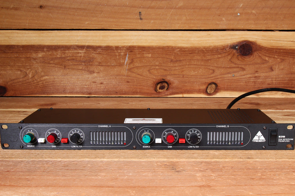 TRIDENT s20 Dual Stereo Mic Preamp s80 Console Channel Strip 00854 ...